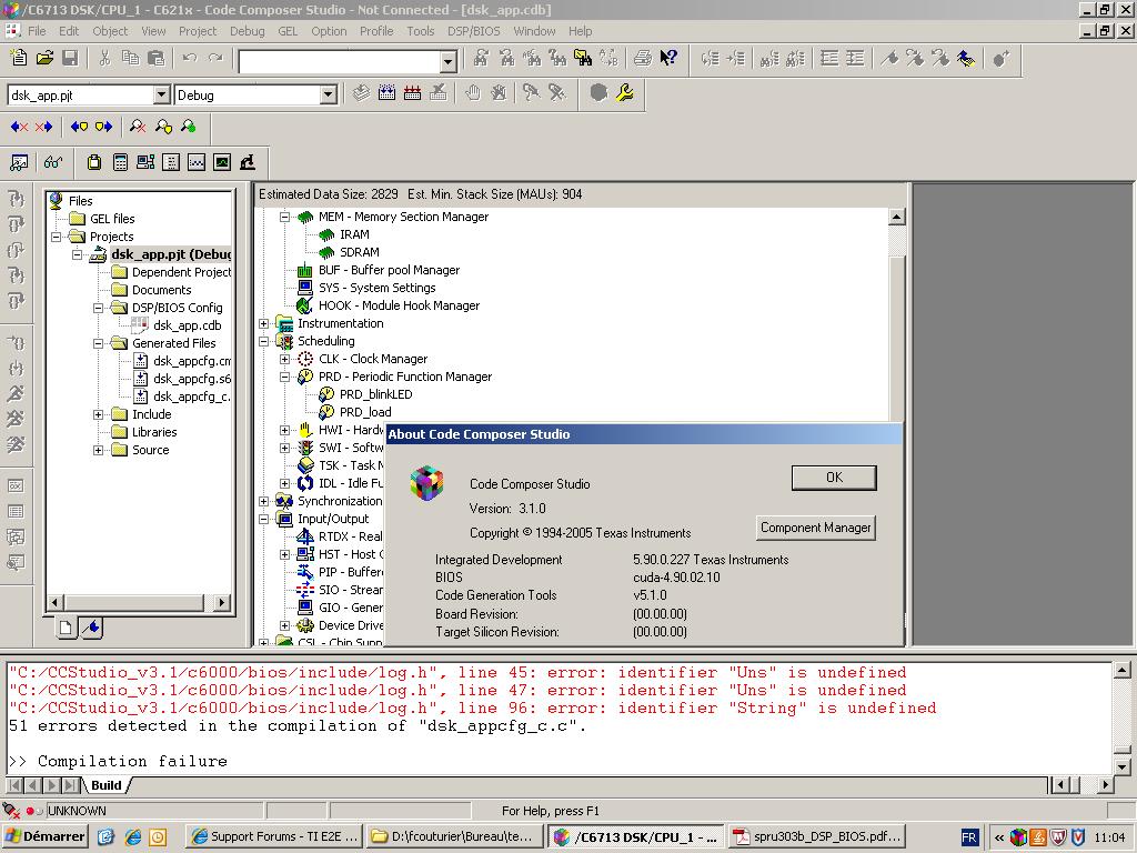Dskapp Building Processors Forum Processors Ti E2e Support Forums