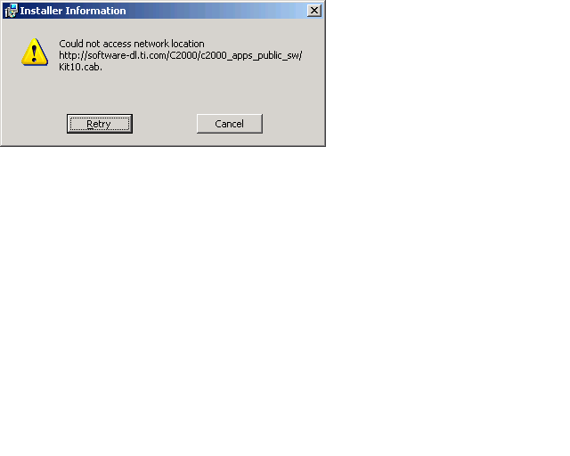 Control Suite Update Erorr For F2806x C2000 Microcontrollers Forum C2000™︎ Microcontrollers