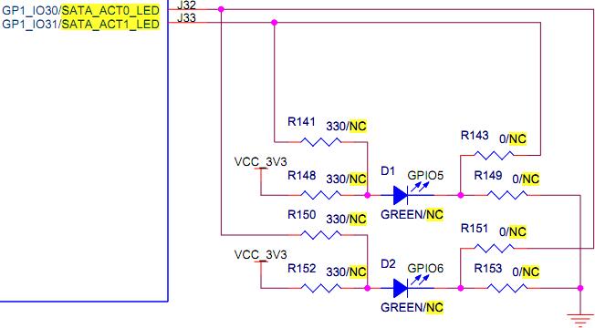 Sataact0led And Sataact1led Control On Dm8168 Processors Forum Processors Ti E2e 