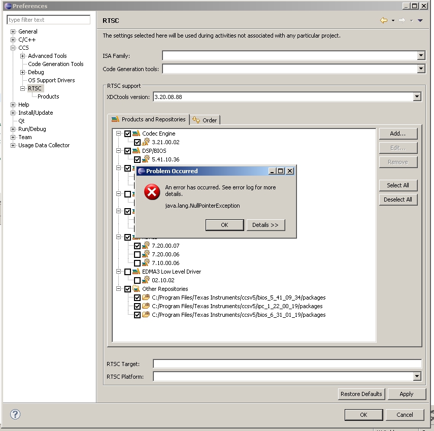CCS5 build error: "No rule to make package.mak" - Code Composer Studio forum - Code Composer ...