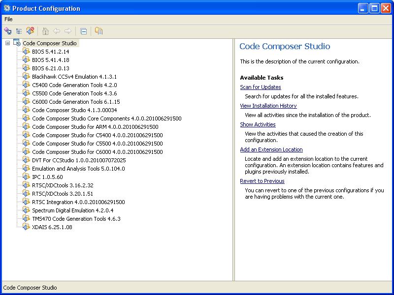 RTSC Config Winodow not functioning properly? - Code Composer Studio forum - Code Composer ...
