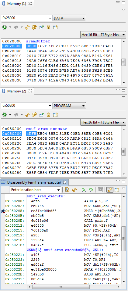 Spectrum Digitlat TMS320C5515 external FLASH running Code - Processors forum - Processors - TI ...
