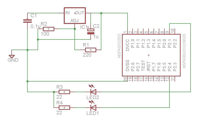 Powering problem: LM317 + MSP430G2553 - MSP low-power microcontroller forum - MSP low-power ...
