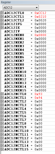 MSP430F5342 - ADC12 - MSP low-power microcontroller forum - MSP low-power microcontrollers - TI ...