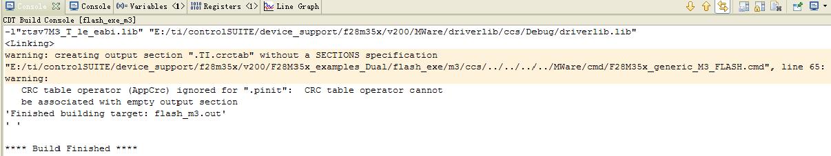 F28M35x error occurs when loading code into flash - C2000 microcontrollers forum - C2000™︎ ...