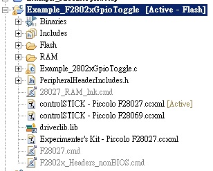 Piccolo TMDS28027USB controlSTICK - how to run the program offline ?? - C2000 microcontrollers ...