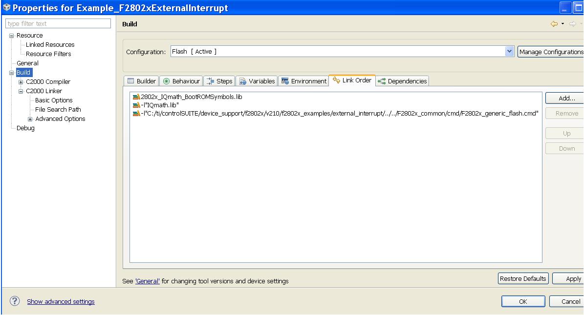 Tms320f28027 Iqmath And Flash Api Functions C2000 Microcontrollers Forum C2000™︎