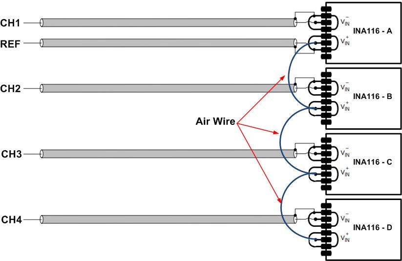 INA116 connecting several guarded shields - Amplifiers forum - Amplifiers - TI E2E support forums
