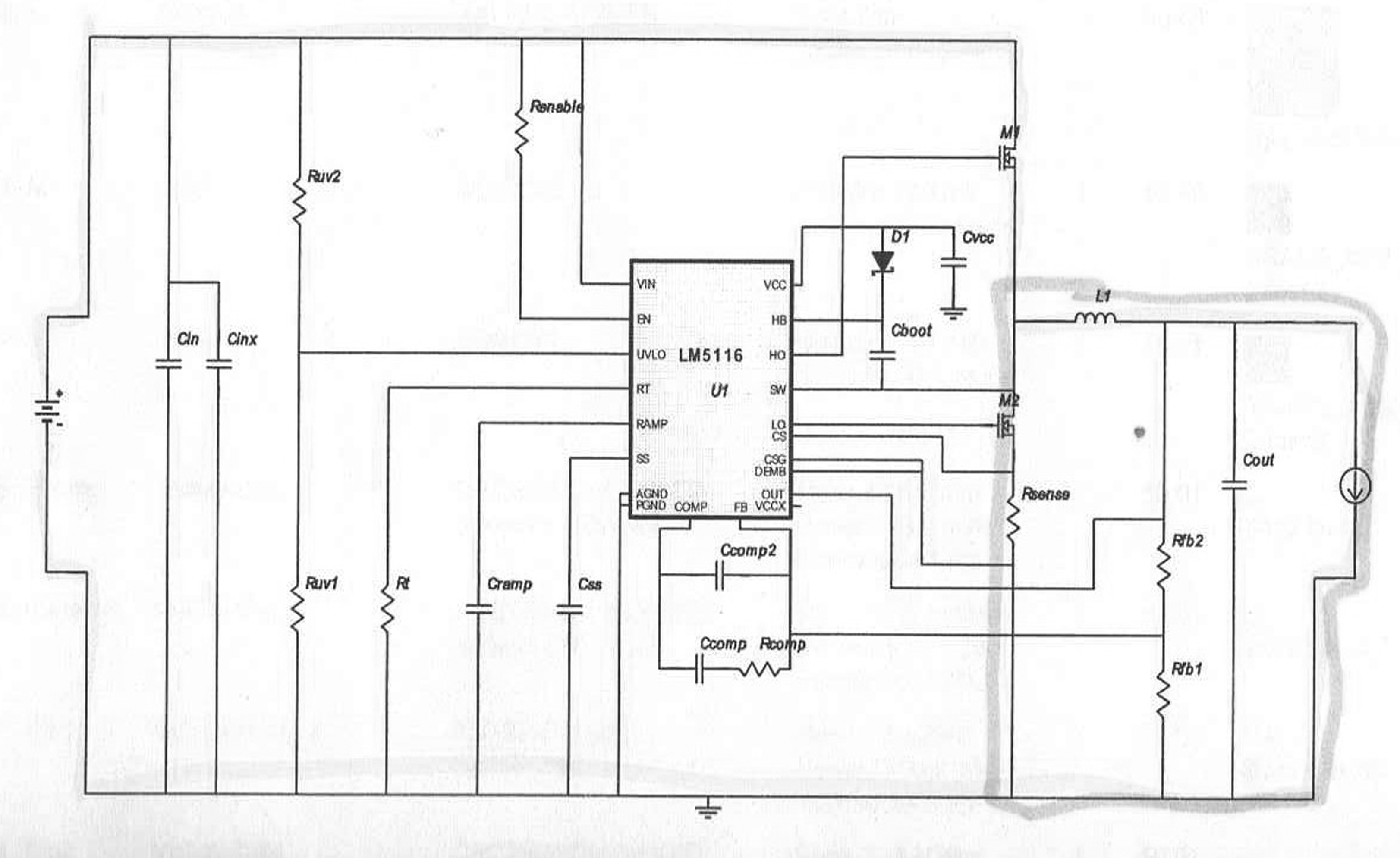 LM5116MH Help Please - Power management forum - Power management - TI E2E support forums