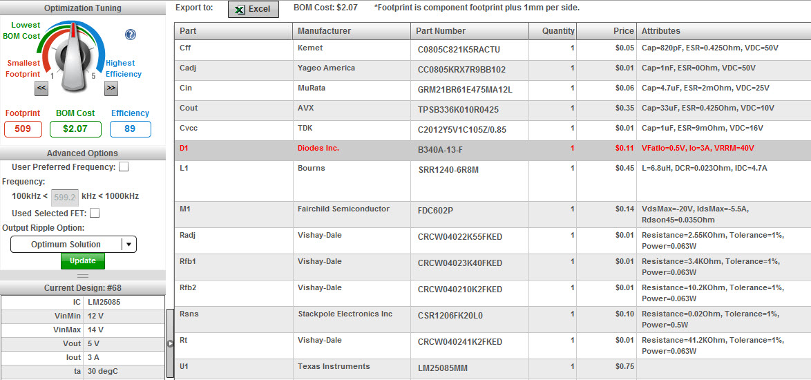How Save Design File In Webench Simulation Hardware And System Design Tools Forum Simulation
