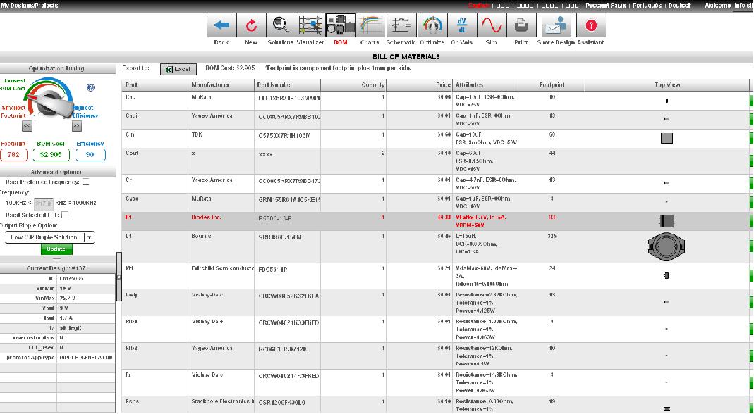 How Save Design File In Webench Simulation Hardware And System Design Tools Forum Simulation