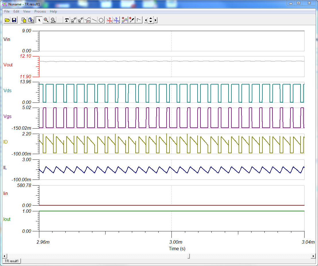 LM3481 EVA board in TINA TI doesn't behave as expected - Simulation, hardware & system design ...