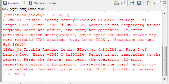 A C6678 System Reset problem( with CCSv5.1 ) - Code Composer Studio forum - Code Composer Studio ...