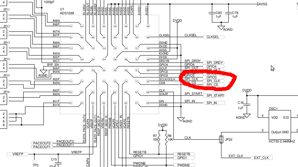 Changing from ADS1298 to ADS1198 - Data converters forum - Data converters - TI E2E support forums