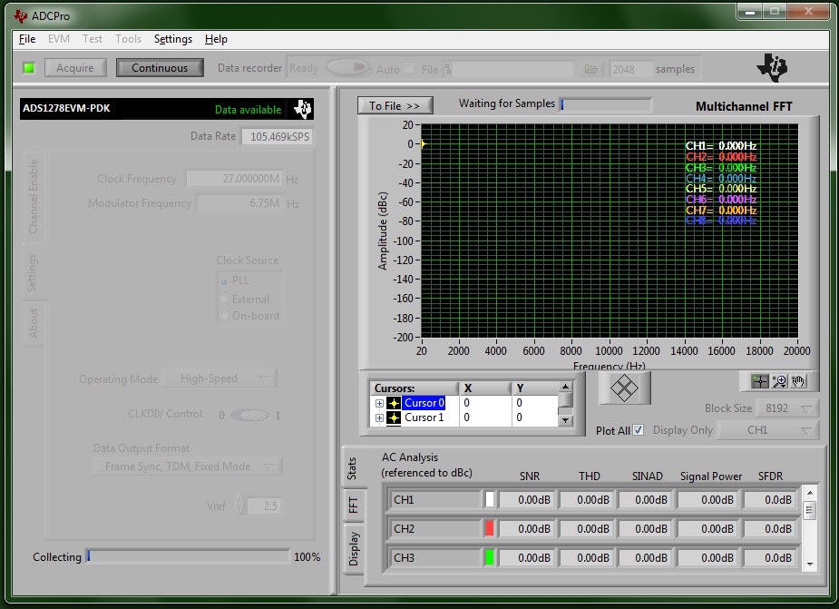 Ads1278evm Pdk Problem Data Converters Forum Data Converters Ti E2e Support Forums