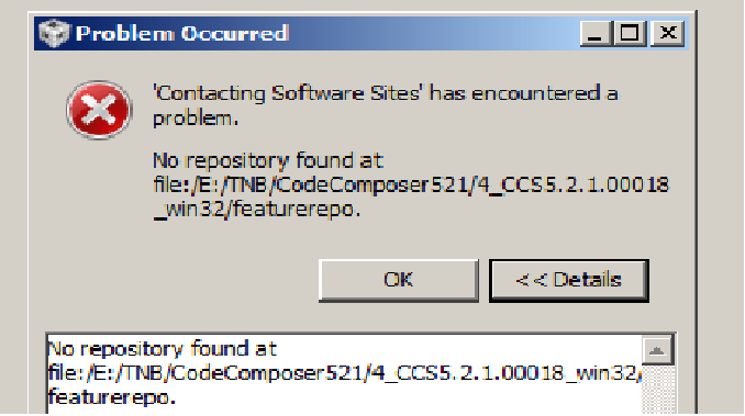 I can' upgrade my CCS5 - Code Composer Studio forum - Code Composer Studio™︎ - TI E2E support forums
