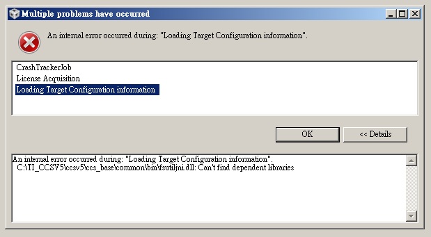 CCS V5.2 Updated after error occured - Code Composer Studio forum - Code Composer Studio™︎ - TI ...