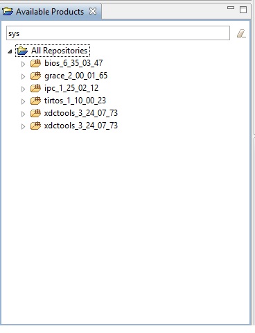 RTSC not loading repositories as it should - Code Composer Studio forum - Code Composer Studio™︎ ...
