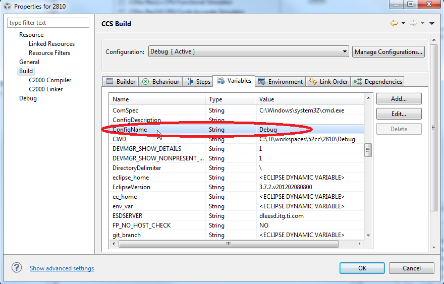 Are there internal macros that users can use? - Code Composer Studio forum - Code Composer ...