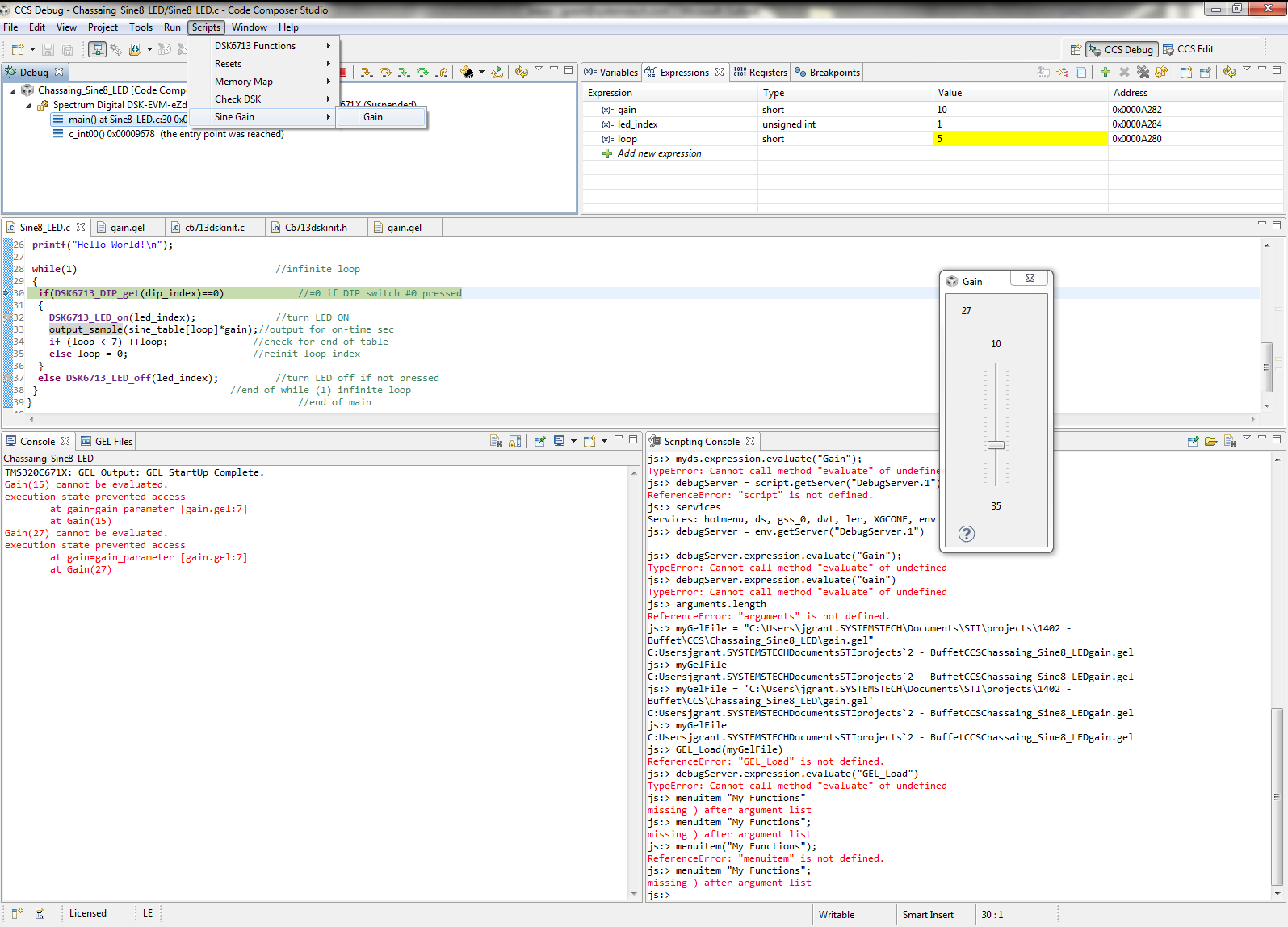GEL files in CCS v5.2 - Code Composer Studio forum - Code Composer Studio™︎ - TI E2E support forums