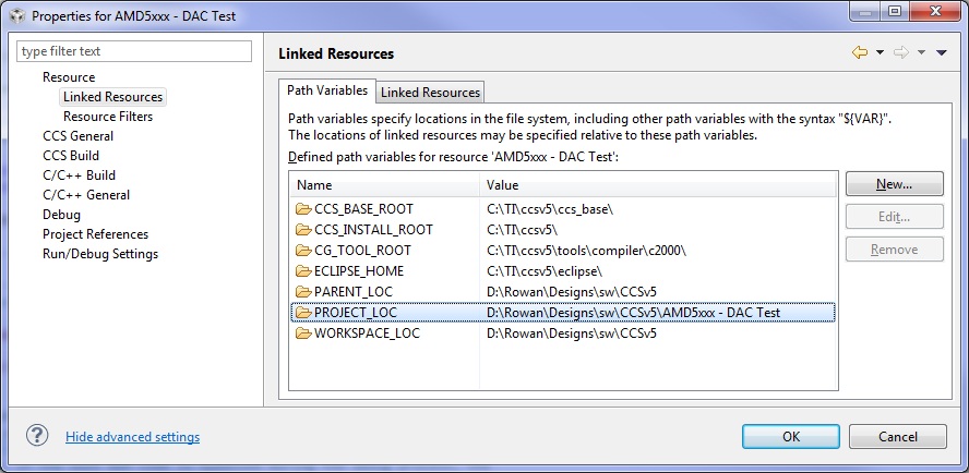 Trouble Linking to Include Paths in CCSv5 - Code Composer Studio forum - Code Composer Studio™︎ ...