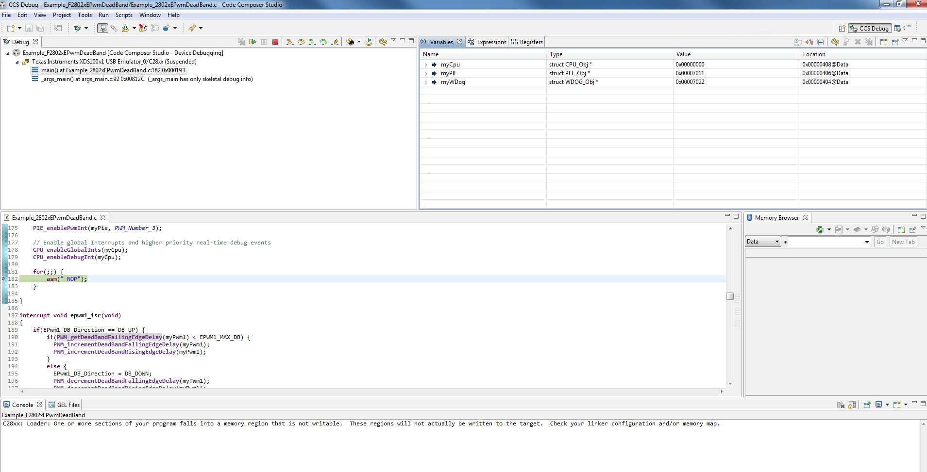 F28027 - data verification error during flashing - Code Composer Studio forum - Code Composer ...