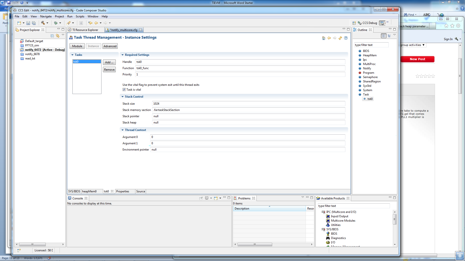 How To Check Heap Parameter In My Project Code Composer Studio Forum 