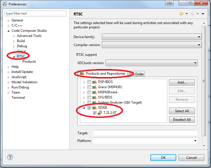 How to use xDM GenAlg in CCS 5.4? - Code Composer Studio forum - Code Composer Studio™︎ - TI E2E ...