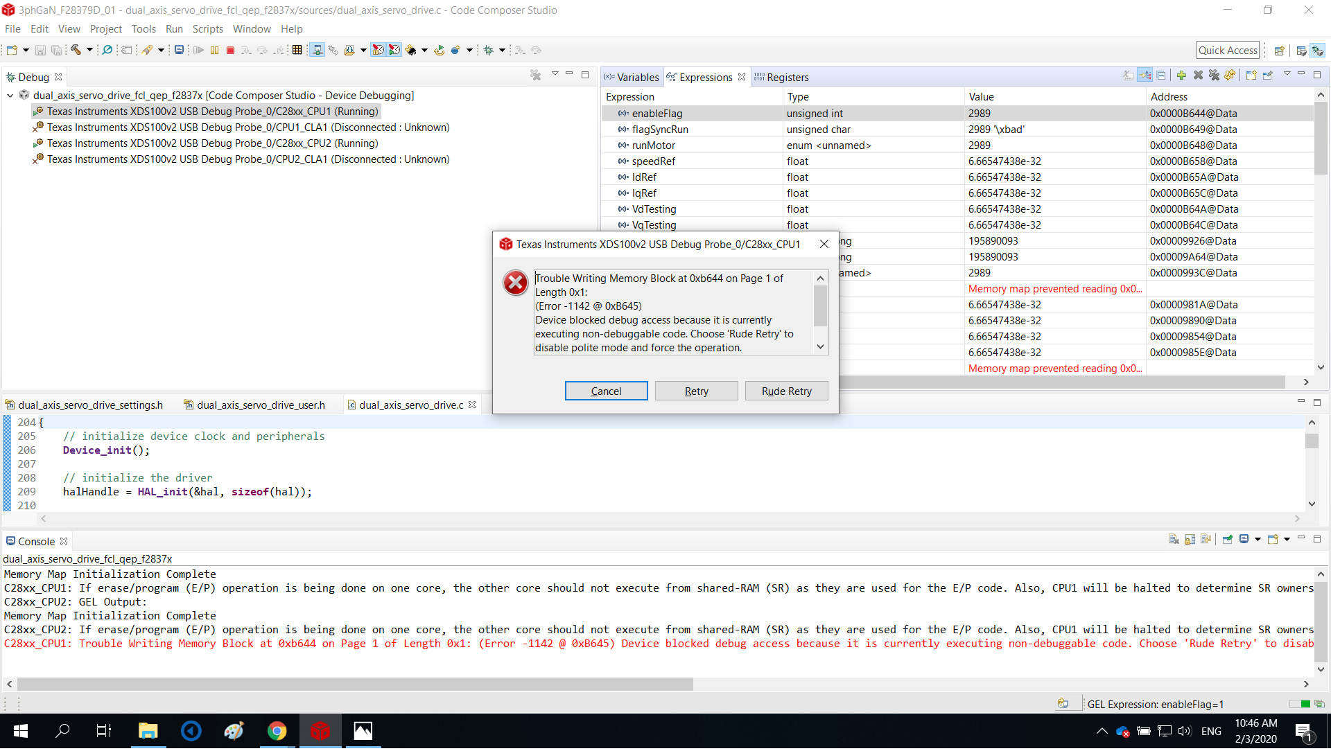 LAUNCHXL-F28379D: BOOSTXL-3phGaNInv bundle example project in ControlSUITE - C2000 ...