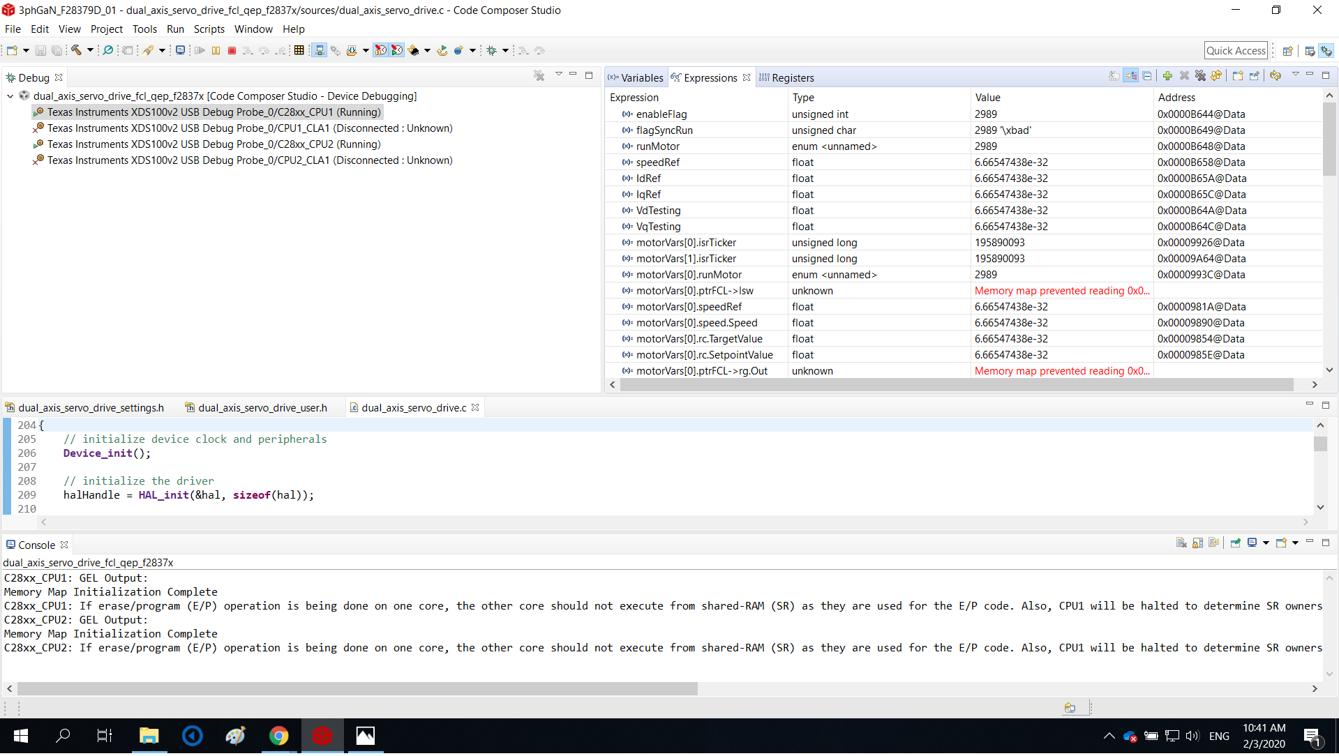 LAUNCHXL-F28379D: BOOSTXL-3phGaNInv bundle example project in ControlSUITE - C2000 ...