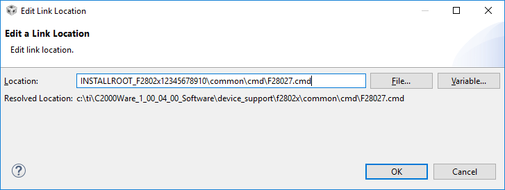 CCS LAUNCHXL F28027F Linker Garbage Collector In CCS Code Composer
