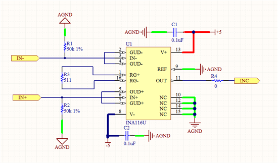 Issue with INA116 in motor enviroment - Amplifiers forum - Amplifiers - TI E2E support forums
