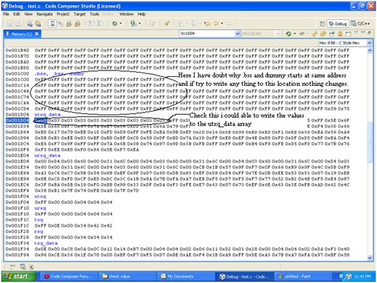 STRANGE MEMORY ISSUE.DO NOT KNOW THE EXACT CAUSE. - MSP low-power microcontroller forum - MSP ...