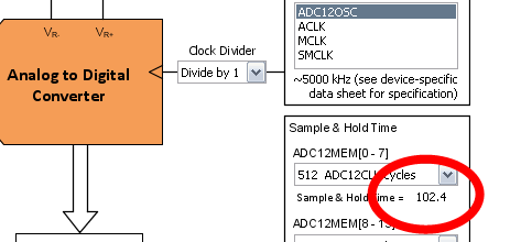 Grace ADC12 configuration bug - MSP low-power microcontroller forum - MSP low-power ...