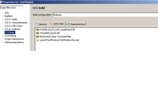 Link order for fastRTS library in CCS 4. (F28335) - C2000 microcontrollers forum - C2000™︎ ...