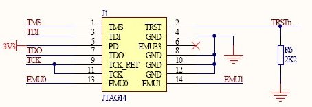 use XDS100 how to connect new board tms320f28027 how to connect the EMU0 EMU1 - C2000 ...