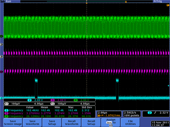 No output from ADS1271 when used with McASP on C6748. - Data converters forum - Data converters ...