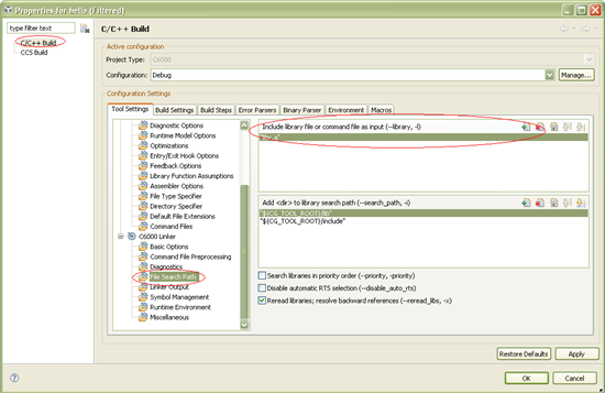 How to include the dsplib to CCS - Code Composer Studio forum - Code Composer Studio™︎ - TI E2E ...