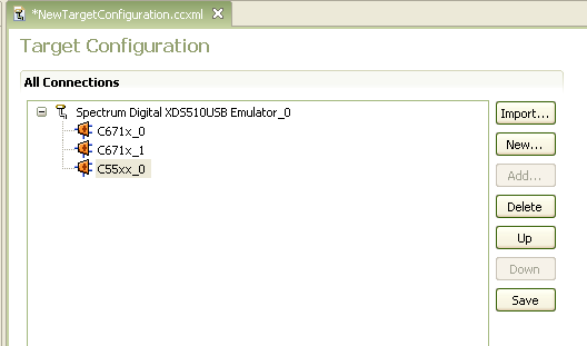 Code Composer v4.2 - Unable to find C6713 on Target Configuration Device List - Code Composer ...