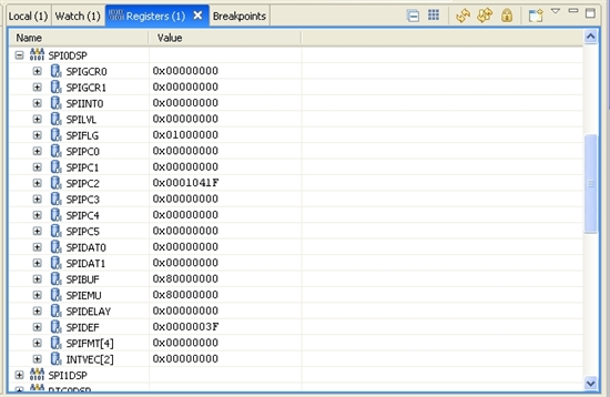 CCS4 EDMA Registers display - Code Composer Studio forum - Code Composer Studio™︎ - TI E2E ...