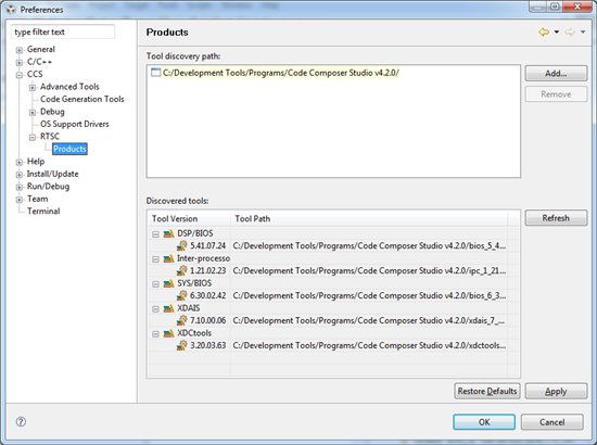 Where Is Component Manager Code Composer Studio Forum Code Composer Studio TI E E