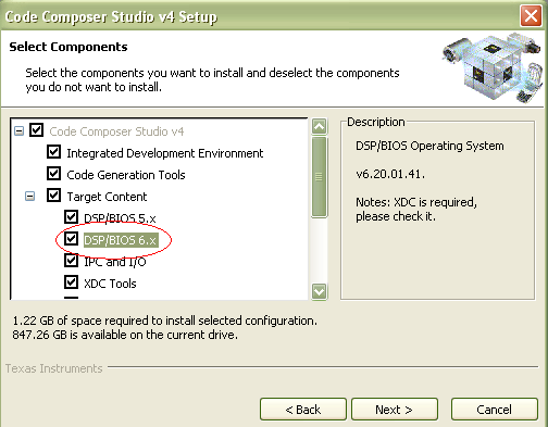 How Can I Use Dspbios In Ccs V4 Microcontroller Edition Node Locked