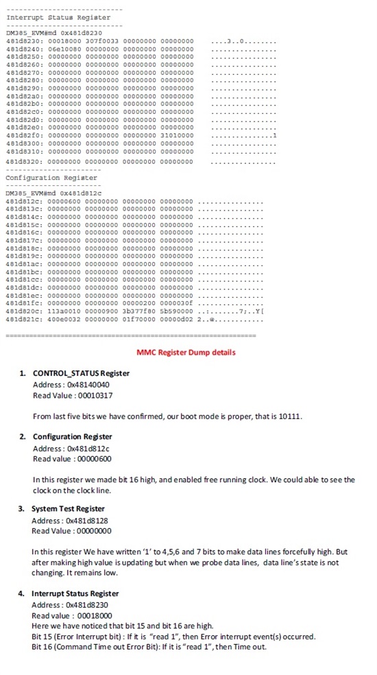 SD booting issue in DM385 Davinci Processor - Processors forum - Processors - TI E2E support forums