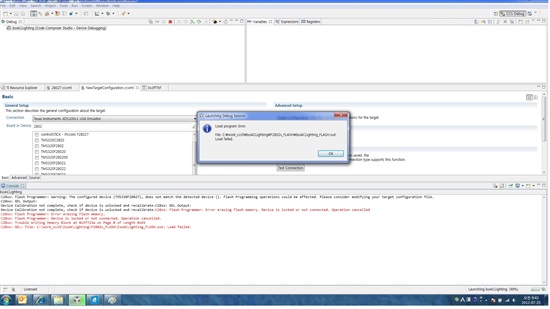Load Program Error At Tmdsiacledcomkit C2000 Microcontrollers Forum C2000™︎ Microcontrollers