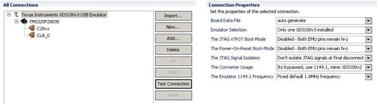 connection problem of XDS100v3 to my target board with TMS320F28035 - C2000 microcontrollers ...
