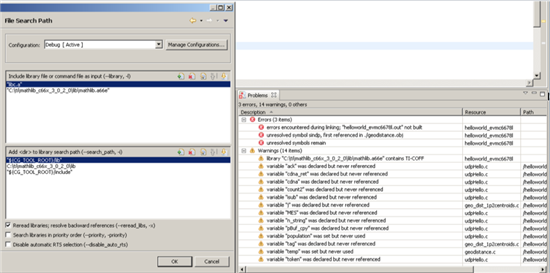 How To Add Mathlib To A 6678 Project Processors Forum Processors Ti E2e Support Forums