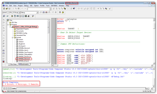 ways to overcome error could not open source file "DSP281x_Device.h" - Code Composer Studio ...
