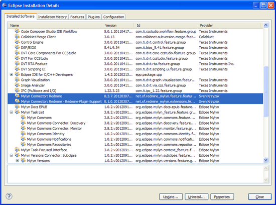 Code composer studio 5.x and Redmine issue - Code Composer Studio forum - Code Composer Studio™︎ ...