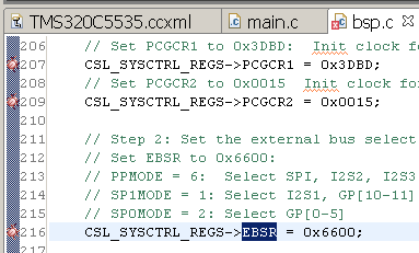 Trouble in using CCSV5, USB560M Emulator to trace C5535 DSP based application - Code Composer ...