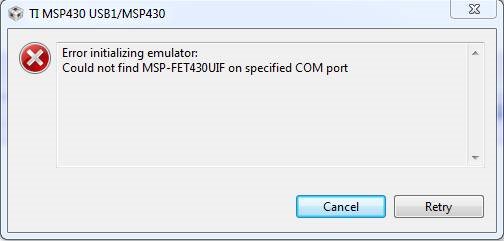 Problem connecting to MSP430 Launchpad - Code Composer Studio forum - Code Composer Studio™︎ ...